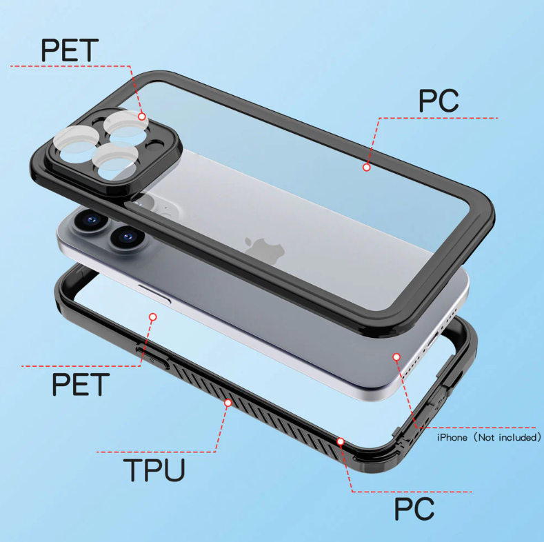 iPhone 15 Pro Max Waterproof Shockproof Case
